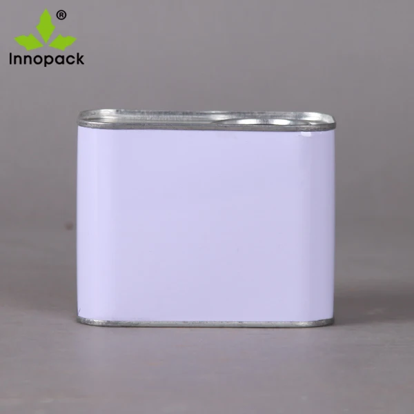 Small Square 600ml Metal Tin Oil Can With Plastic Spout Cap Lid - Buy ...