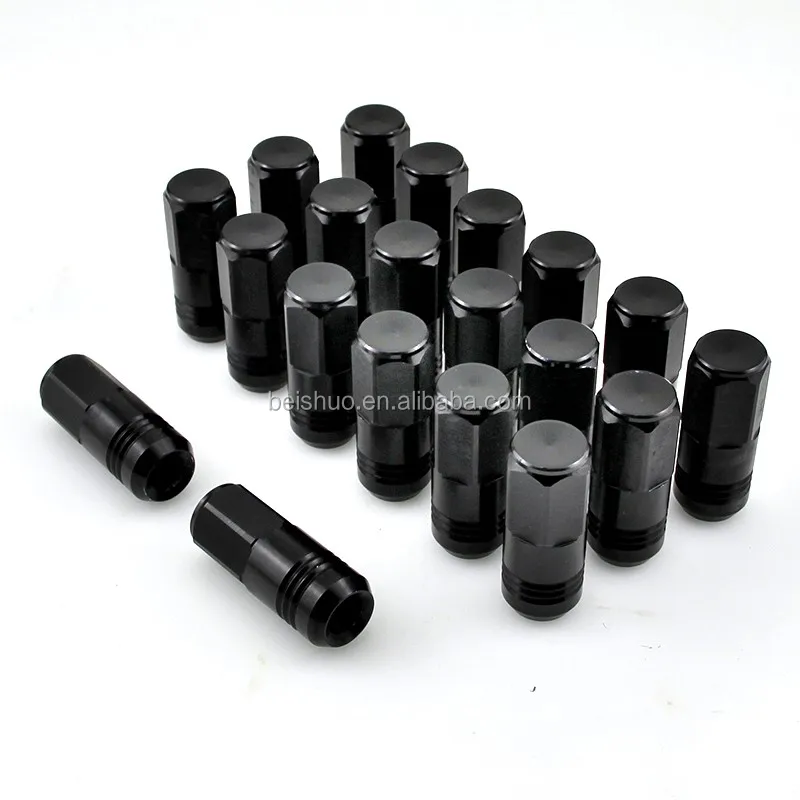 M12x1.5 Length 50mm Aluminum Wheel Lug Lock Nuts - Buy M12x1.5 Length ...
