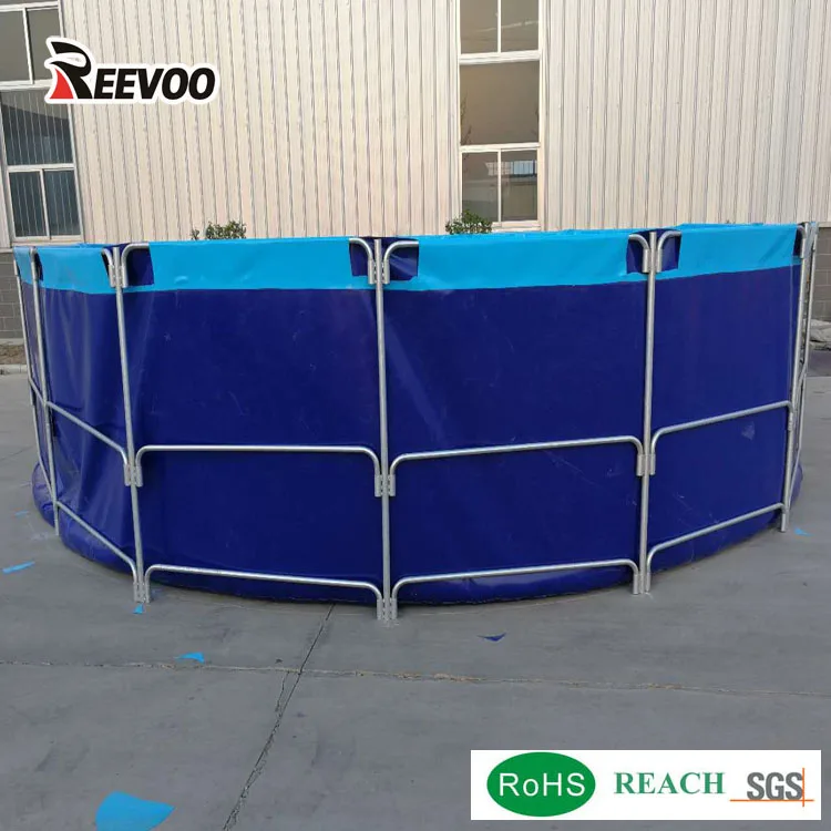 Reevoo Mobile Fish Tanks Pond Aquaculture Plastic Pools For Fish Farm ...