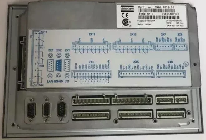Air Compressor Parts MAM 880 PLC Controller Panel Diagram