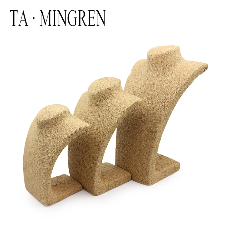 Jewelry Holder Store Display Bust Stand For Accessories Necklaces Chain ...