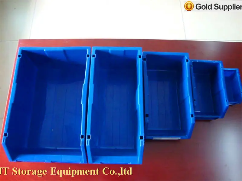 Stackable Plastic Parts Box - Efficient Warehouse Storage