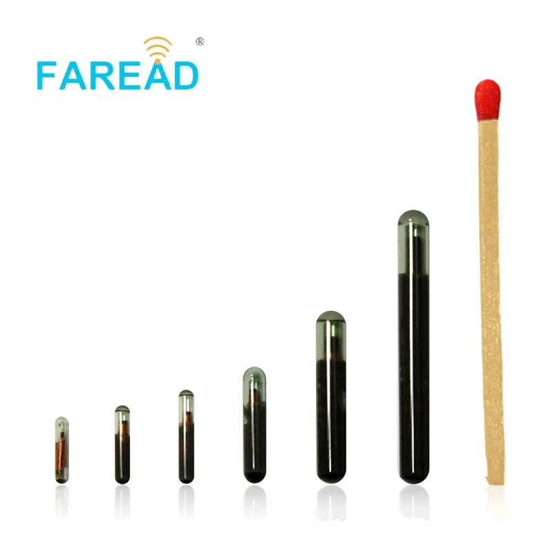 Arowana Mini 1.4x8mm RFID Fish Tag with Injection Gun for Pet Tracking ...
