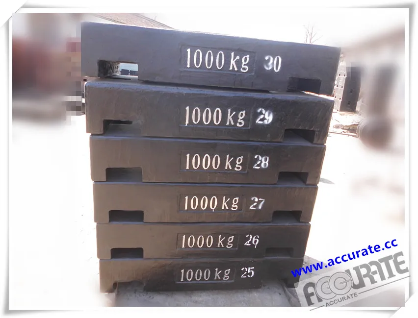 Low Price M1 Class 1ton Test Weights,Cast Iron Test Weight,Calibration ...