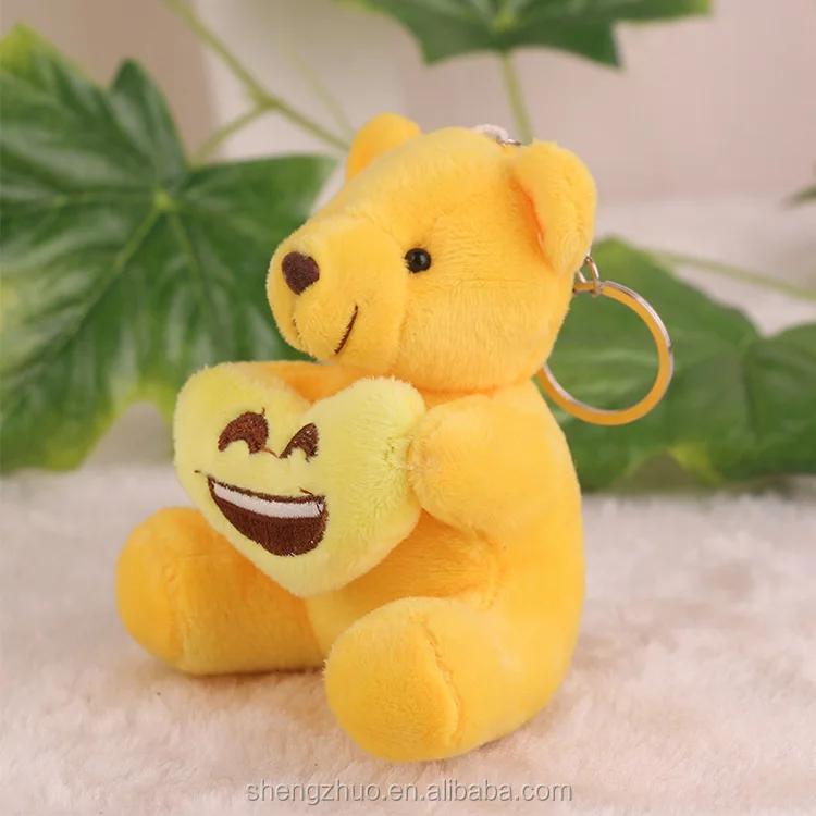 Wholesale Yellow Mini Personalized Teddy Bear Plush Toys