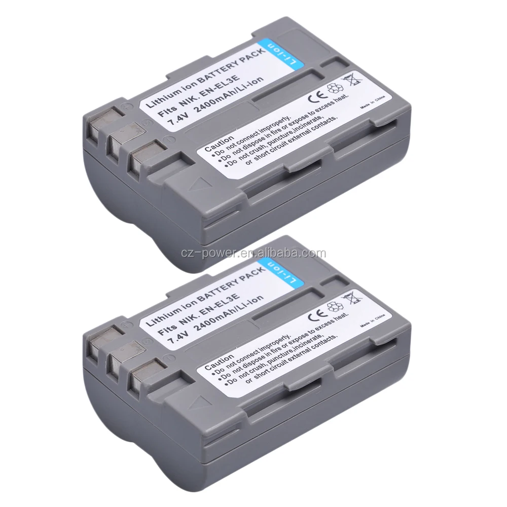 7.2V Digital EN-EL3e Battery Rechargeable Li-Ion Battery for Nikon D700 ...