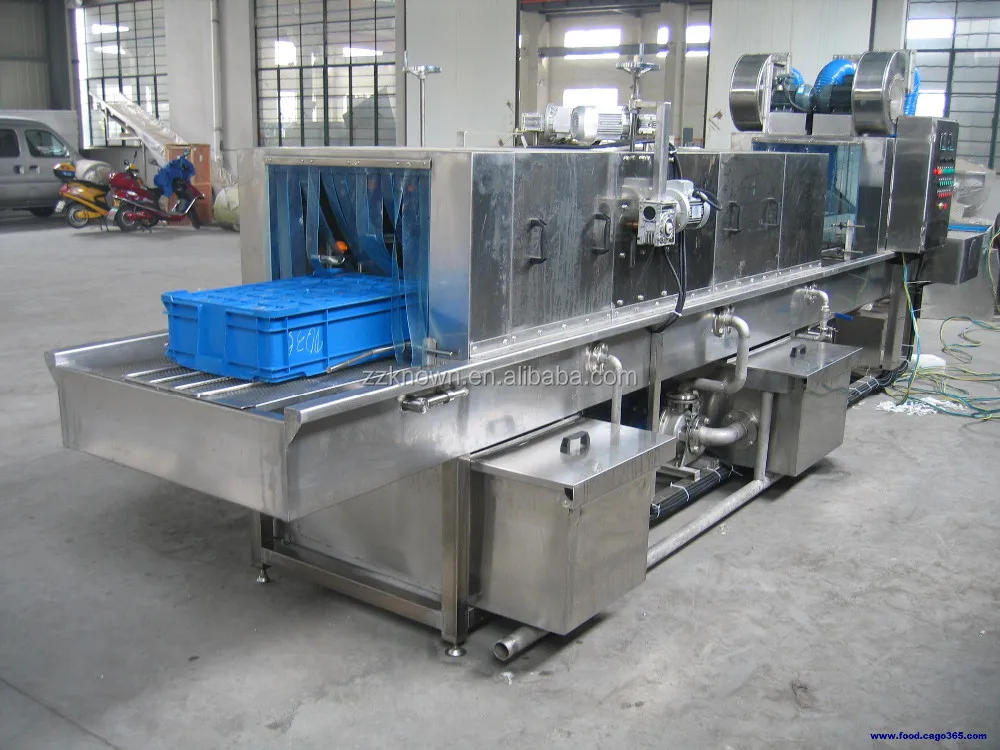 Turnover Plastic Tray Cleaning Machine,Plastic Box/tray Washing Machine ...
