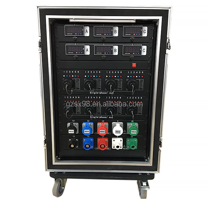 400a Camlock Box With 19pin Socapex Out Electrical Distro - Buy ...