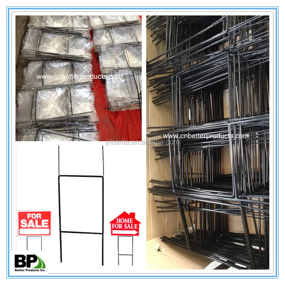 Hot Sales Metal Wire Stake H Frames Yard Sign Stakes - Buy Hot Sales ...