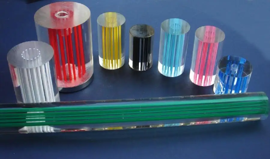 Factory Price Transparent Colored Acrylic Rod Acrylic Colored Rods ...