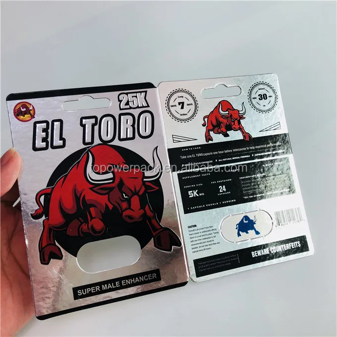 Hot Sale In Usa Rhino 10k El Toro 25k / Gold Rhino 100k Blister Paper ...