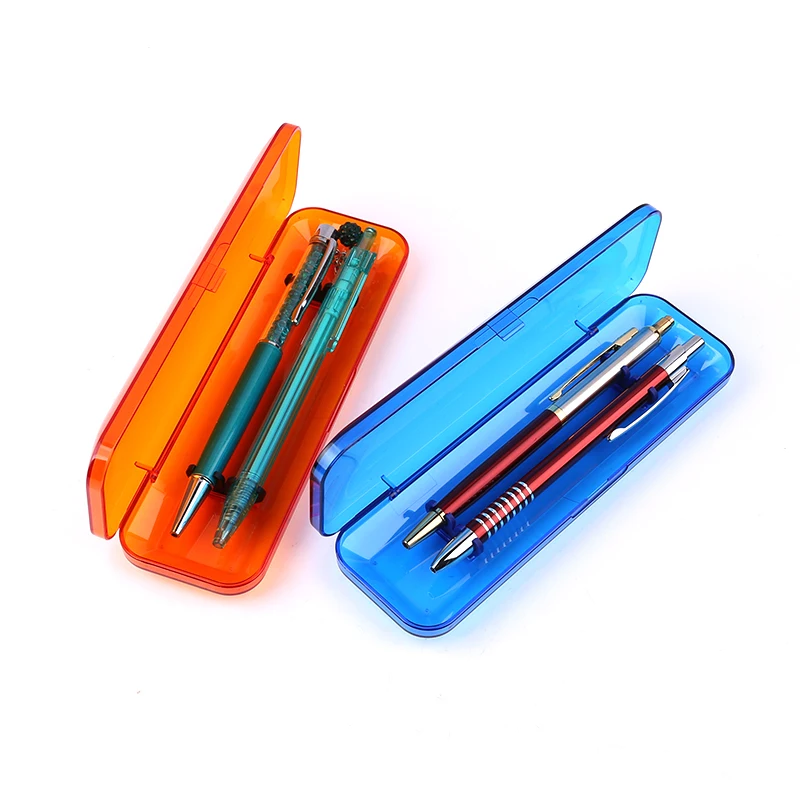 Clear Plastic Folding Ballpoint Pen Box Packaging Luxurious Pair Pen ...