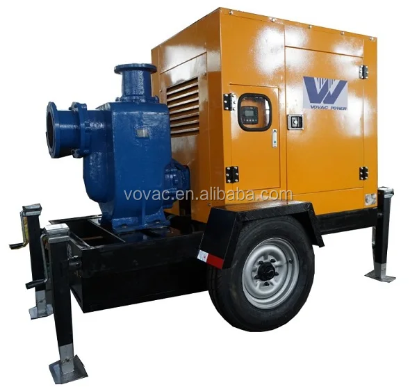 8 Inch Self Priming Movable Diesel Water Pump - Vovac VDZ-280-14-PT