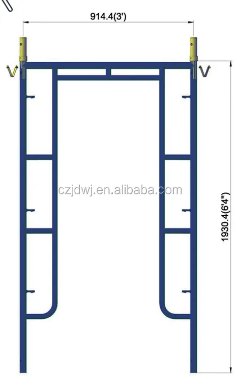 1219 H Frame Scaffolding Spring Rivet 25g 1mm - Buy Frame Spring Rivet ...