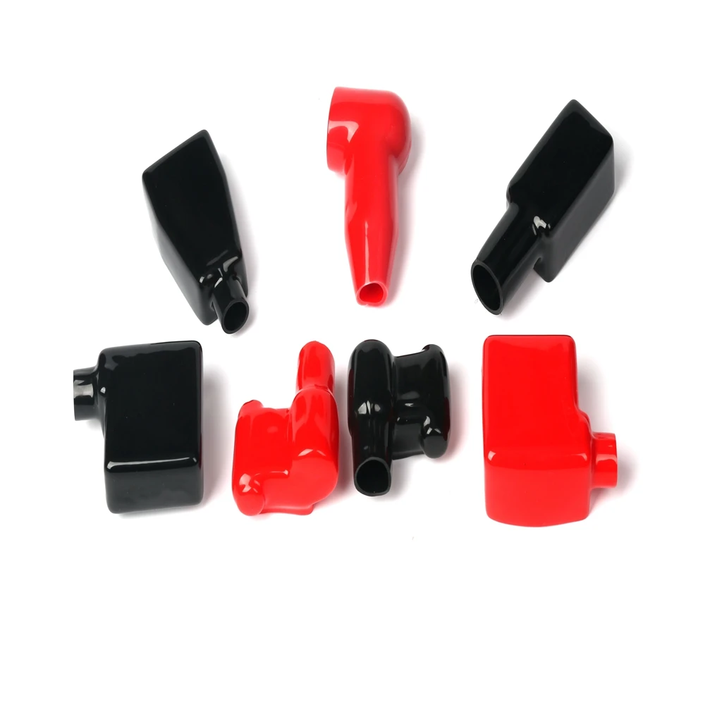 Flexible Soft Pvc Battery Terminal Rubber Covers Cable Protector ...