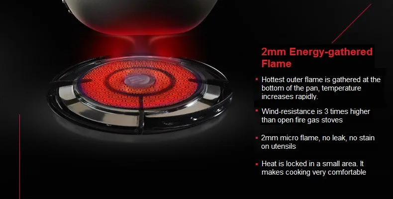 Ceramic Infrared Small Single Burner Gas Stove - Buy Ceramic Gas Stove ...