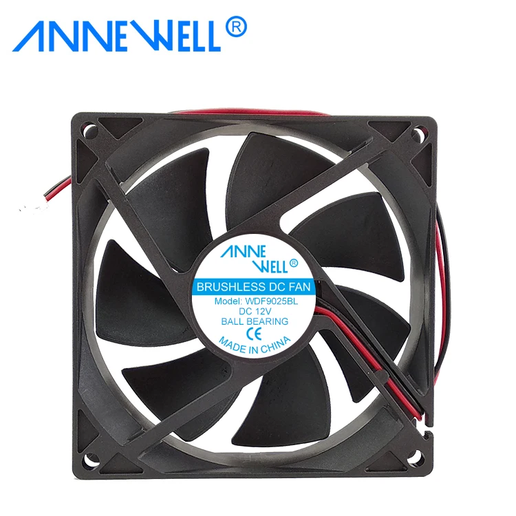9225 Axial Dc Brushless Cooler Fan 92x92x25 Mm 12v 24v Flow 92mm Fans - Buy High Quality 90mm ...