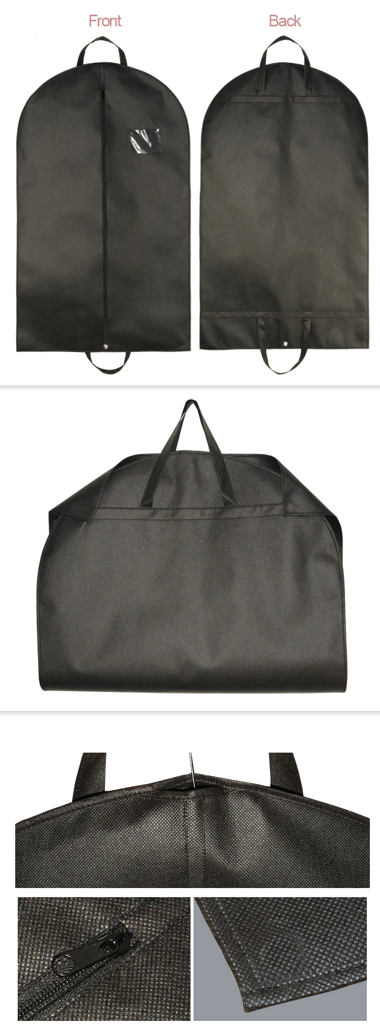 Factory Sale Peva Non Woven Polyester Suit Travel Bag,Garment Suit ...