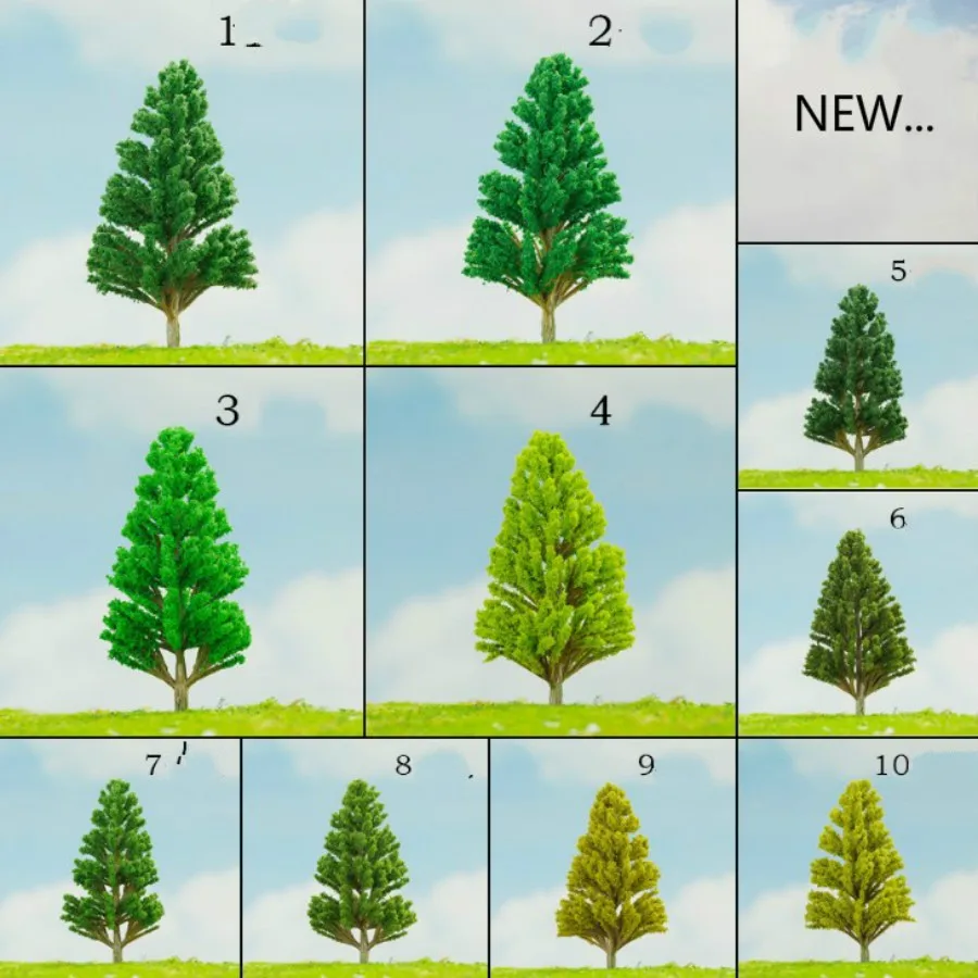 3-14cm Architecture Model Tree Mini Plastic Model Tree - Buy Scale ...