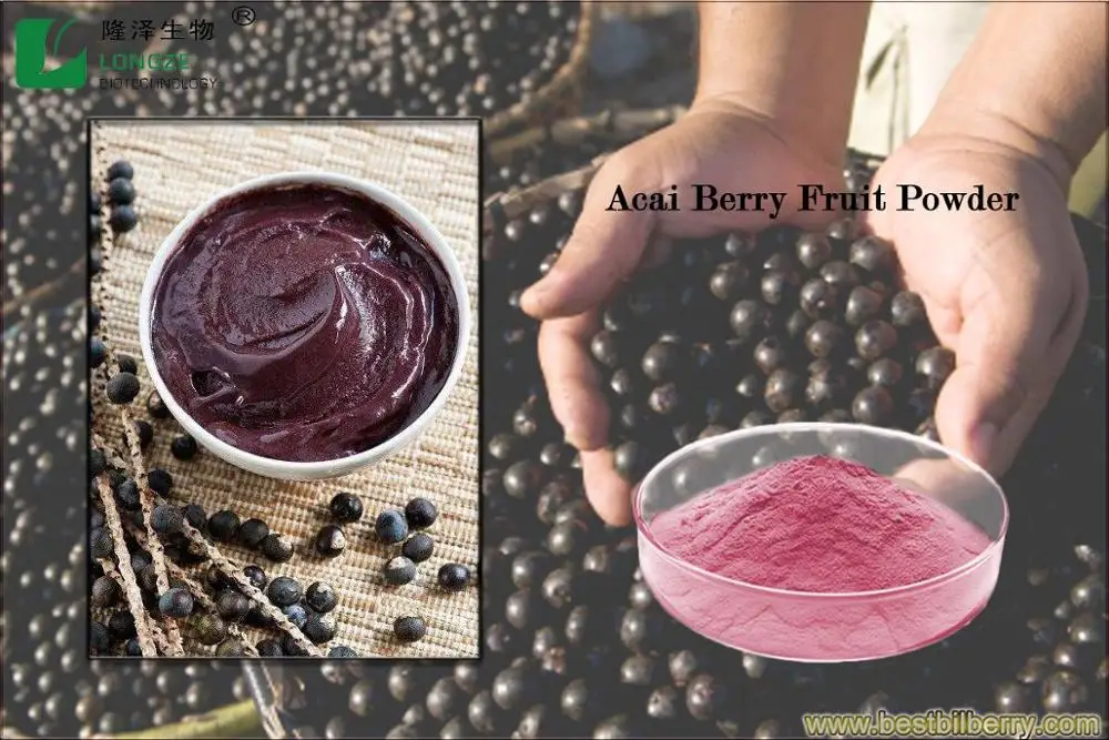 Organic Natural Acai Berry Powder 100% Natural Acai Berry Extract ...