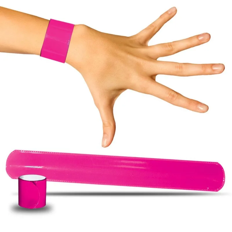 Wholesale Custom Printed Reflective Snap Band,Reflective Armband - Buy ...