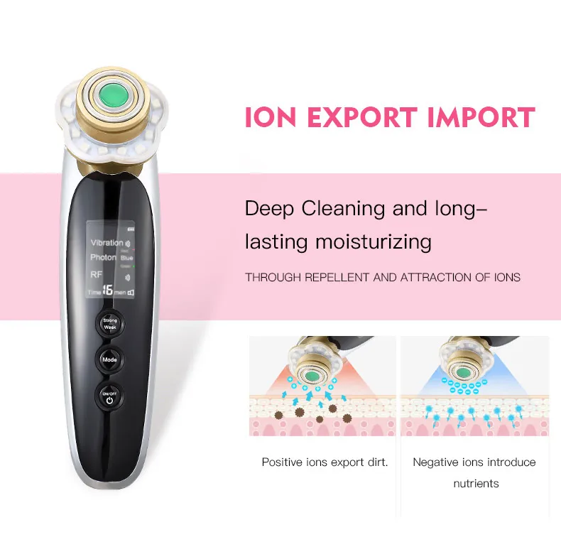 Facial Lifting Rf Radio Frequency For Skin Tightening Rf Ems Vibration ...