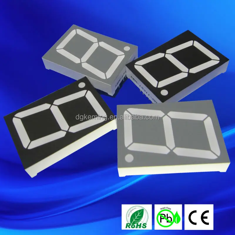 Ultra Red 1.5 Inch One Digit Display Seven Segment Led Number Module ...