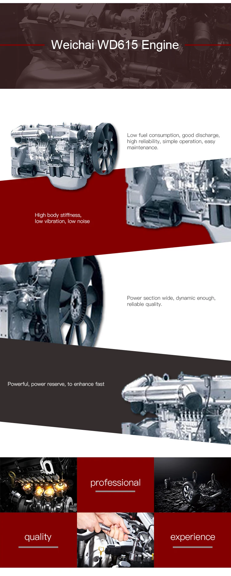 China Best Weichai Wd615 6 Cylinder Rc Engine - Buy Engine,Weichai ...