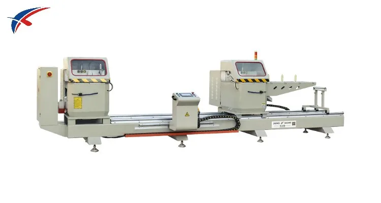 알루미늄 프로파일 Cnc 헤비 듀티 더블 헤드 절단 톱 기계 Buy 두 배 머리 절단 기계를 보았다중장비 절단 톱 더블 헤드문과 창문 기계 Product On