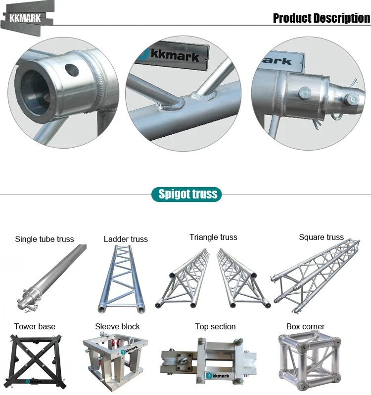 F34 Aluminum DNA Twisted Truss - Unique Display Solution