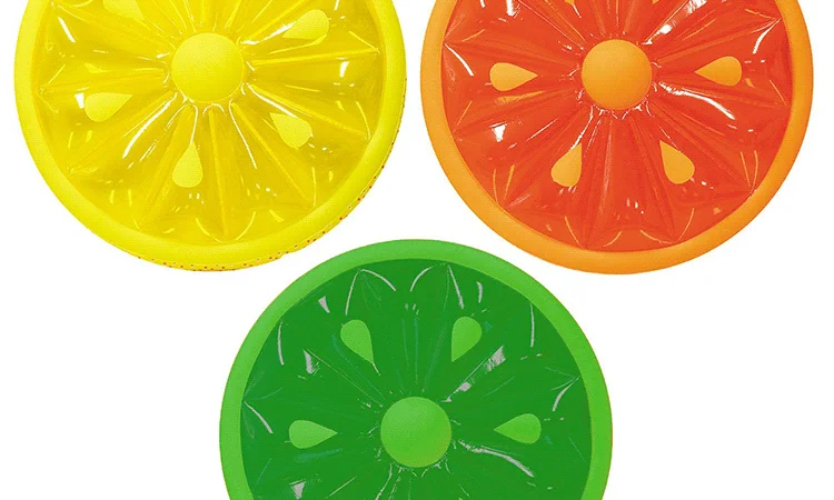 Inflatable Lemon Pool Float - Durable & Fun Entertainment