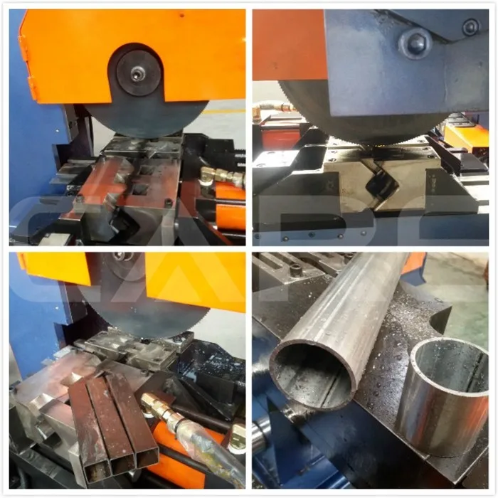 China Square Tube Cutting Machine With Automatic Feeding - Buy Square ...