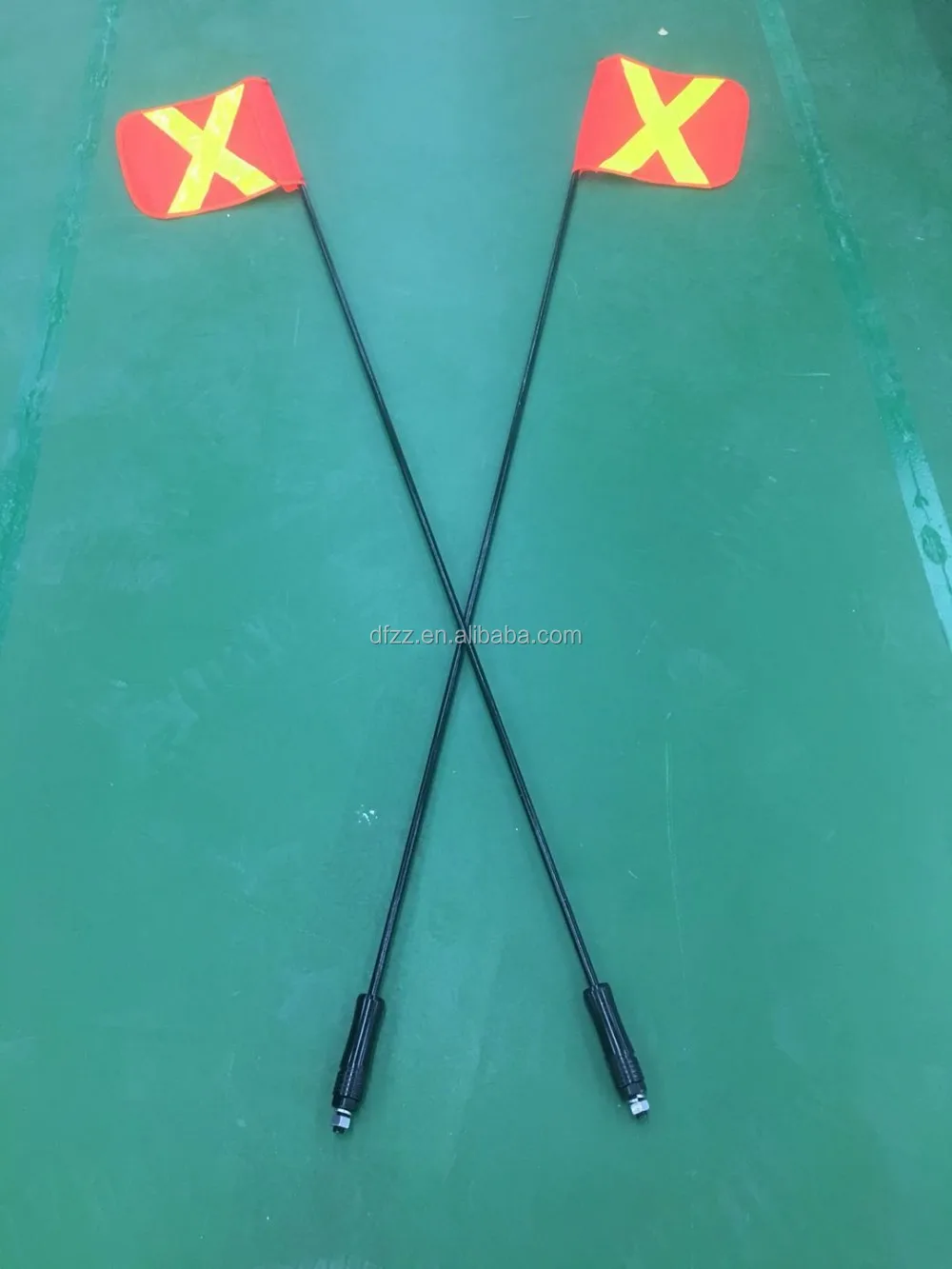 6ft/7ft/8ft/9ft/10ft Non-lighting ATV Offroad Flagpole With Reflective ...