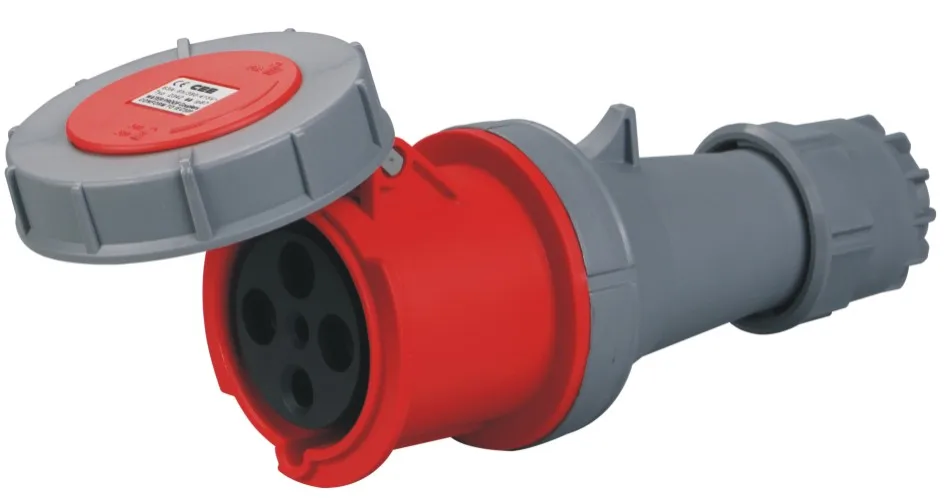 CEE 3 Phase 4pin 3P+PE Industrial Connectors - 400V 125A