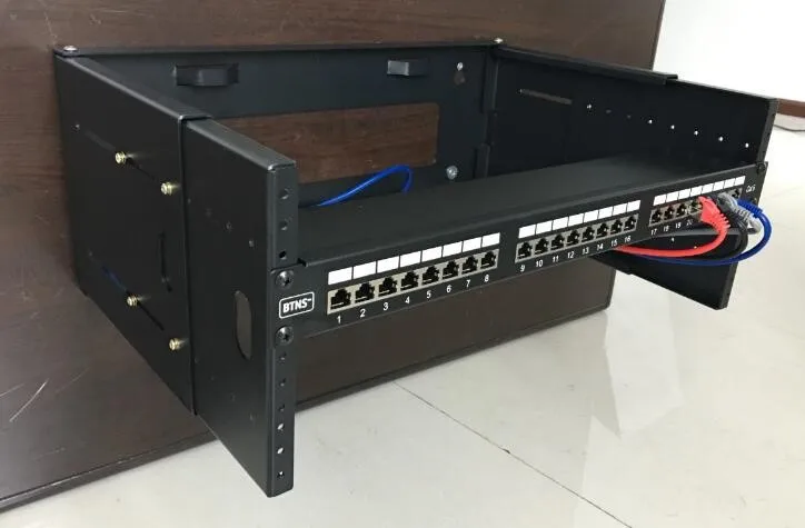 4u Network Wall Rack Equipment 19inch Installation Wall Mount Threaded ...