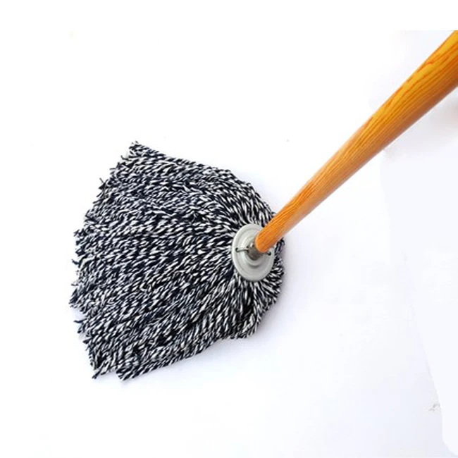 Factory Directly Floor Cleaning Mob With Pvc Coated Wooden Handle - Buy ...