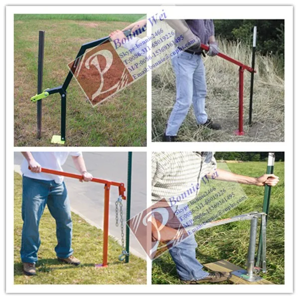 Standard Size Yellow Painted Star Picket Steel Post Lifter - Buy Star ...