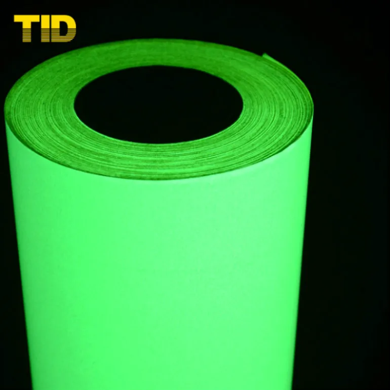Glow In The Dark Pvc Self Adhesive Film Fluorescent Glow Vinyl Film ...