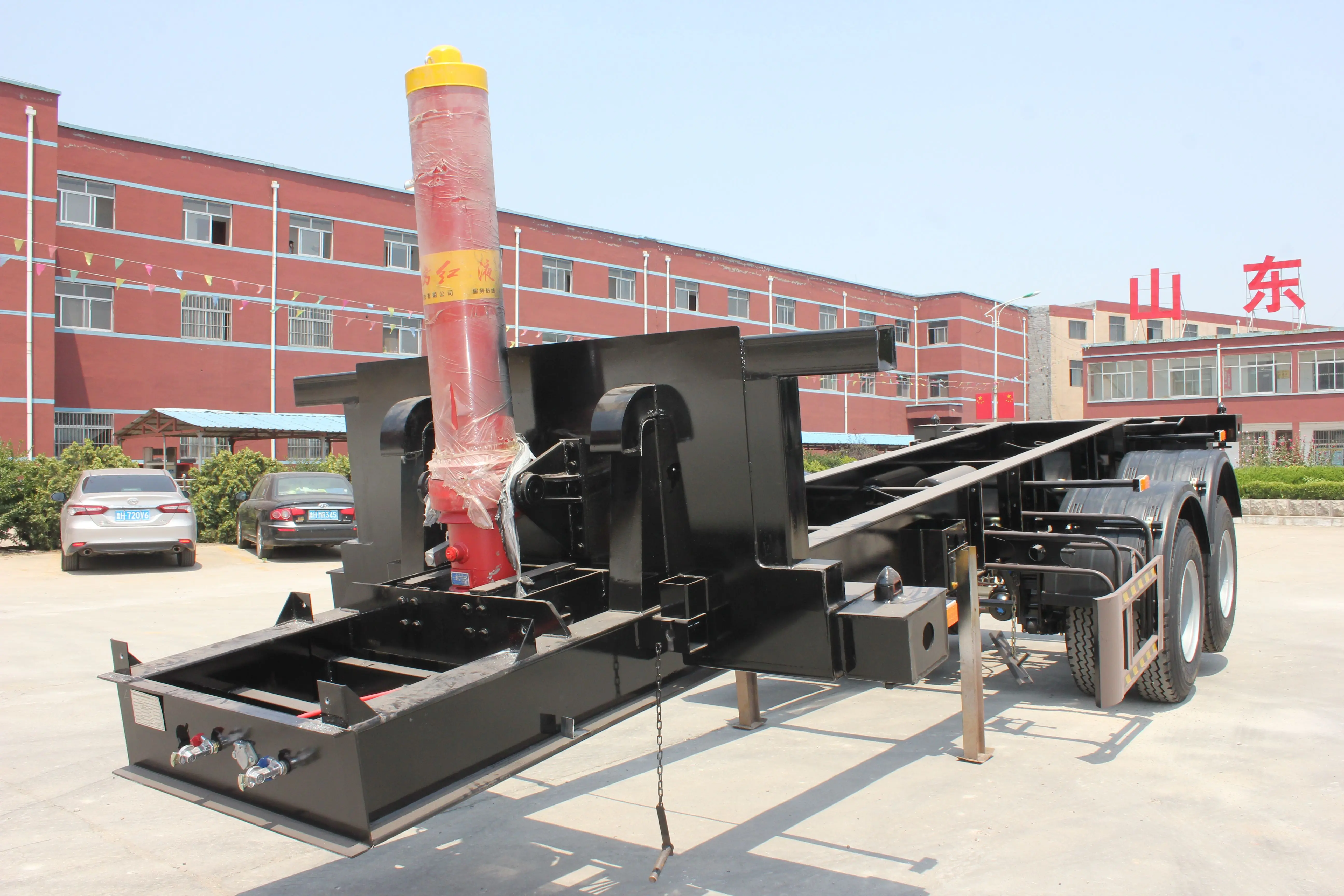 20ft Dump Container Trailer Chassis - Durable & Efficient