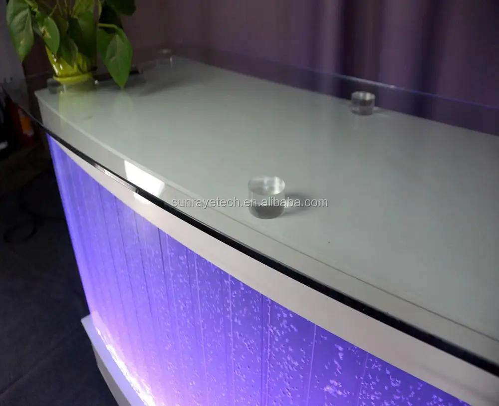 2018 Movable Mobile LED Bubble Bar Counter - Perfect for Clubs