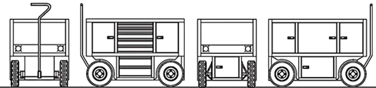 Custom Pit Box Rolling Portable Racing Toolbox Worktop Pit Carts ...