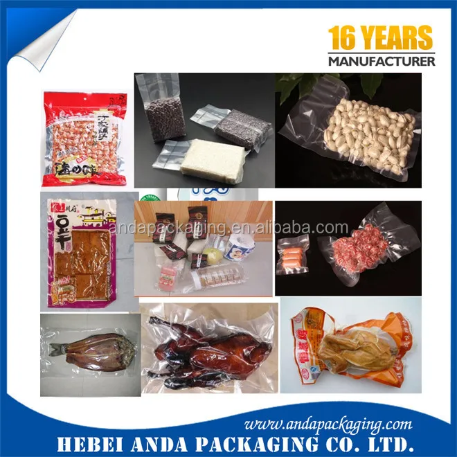 Custom Printed Vacuum Packed Cooked Meat /cooked Food Bag Design ...