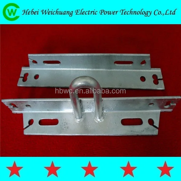 Tension / Straight Galvanized Steel Cross Arm,Alley Arm Crossarm Brace ...