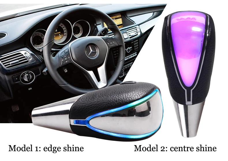 Universal Touch Activated Car Led Light Up Dildo Gear Shift Knob - Buy ...