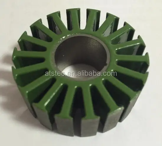 Customized Axial External Rotor Stacking for DC Motors