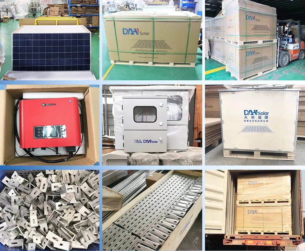 1MW Solar Power Plant with Strings Inverters - Dah-solar
