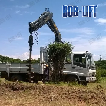 Hydraulic Boom Truck Mounted Auger Crane - Buy Auger Crane,Truck ...