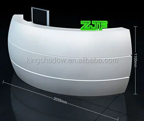 2015 Retail Checkout Counters Round Checkout Counter Office Front Desk ...