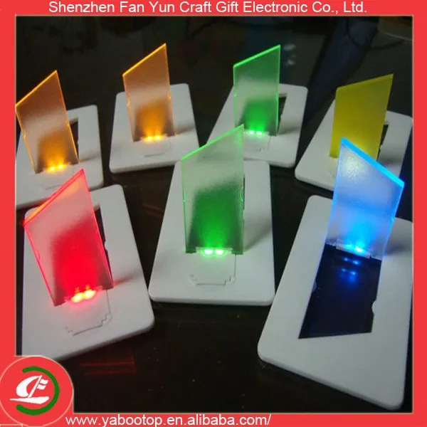 Pvc Led Credit Card Light With Logo For Sale - Buy Pvc Led Credit,Card ...