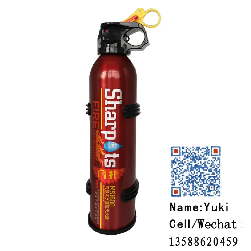 600ml Water Base Mini Fire Extinguisher For Car - Buy Fire Extinguisher ...